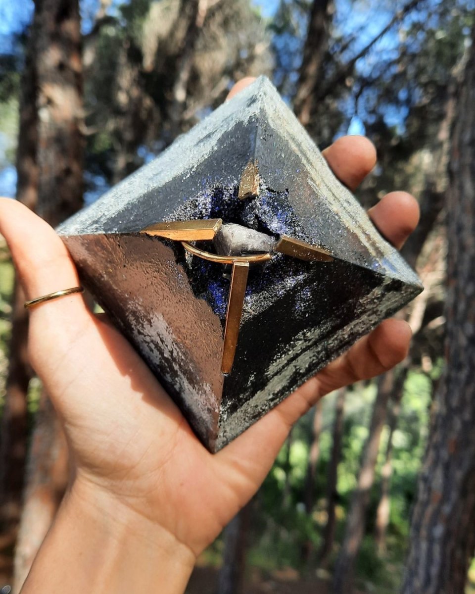 Concrete -Orgonite Pyramid in Lebanon - Sacred